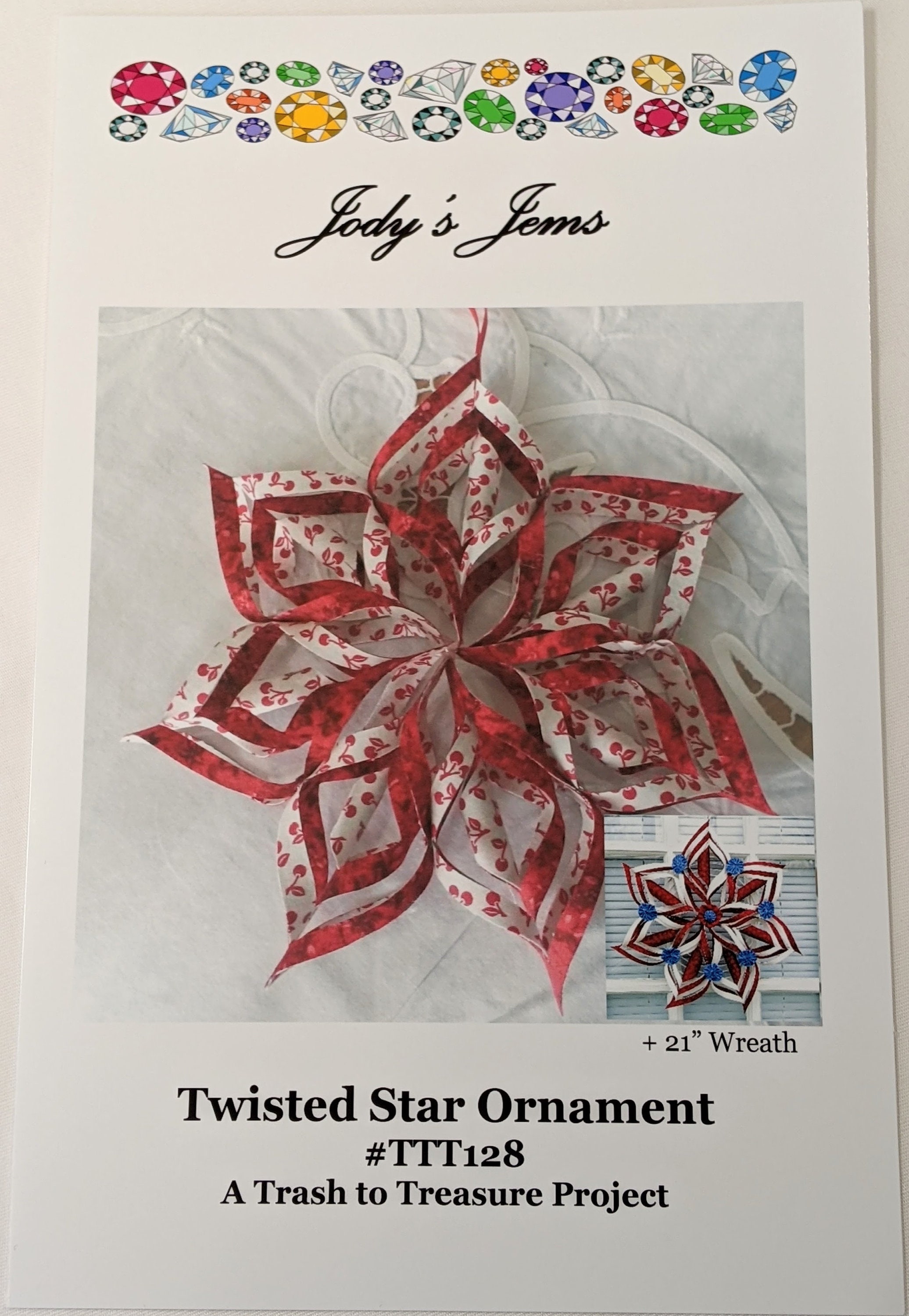 PDF Twisted Star Ornament, Quick & Easy, Wreath, PDF128 - Etsy