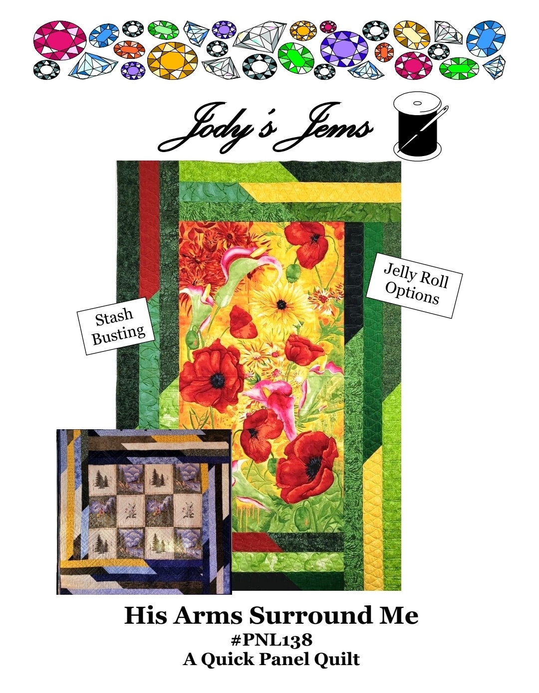 His Arms Surround Me Quilt Pattern: Quick Panel Design (PDF) - Etsy