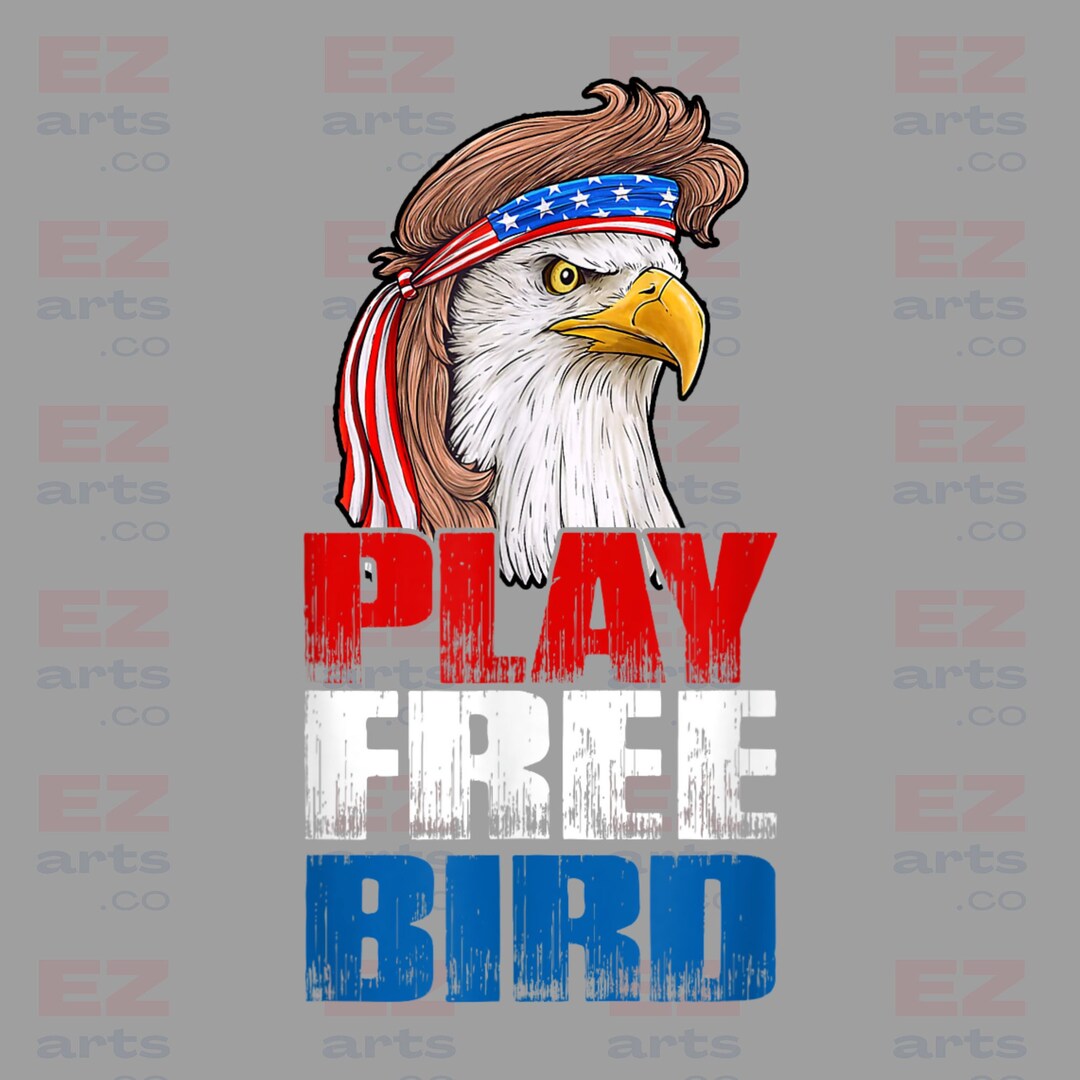 Play Free Bird PNG Rock and Roll Sublimation Download Music - Etsy
