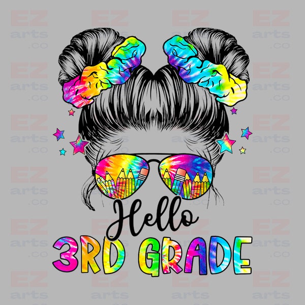 Hello 3rd Grade Png - Etsy