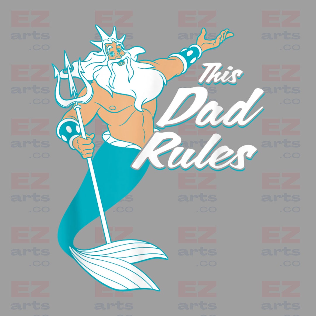 Poseidon This Dad Rules PNG Poseidon Sea God Neptune Png - Etsy