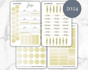 2024 Planner Stickers - Etsy