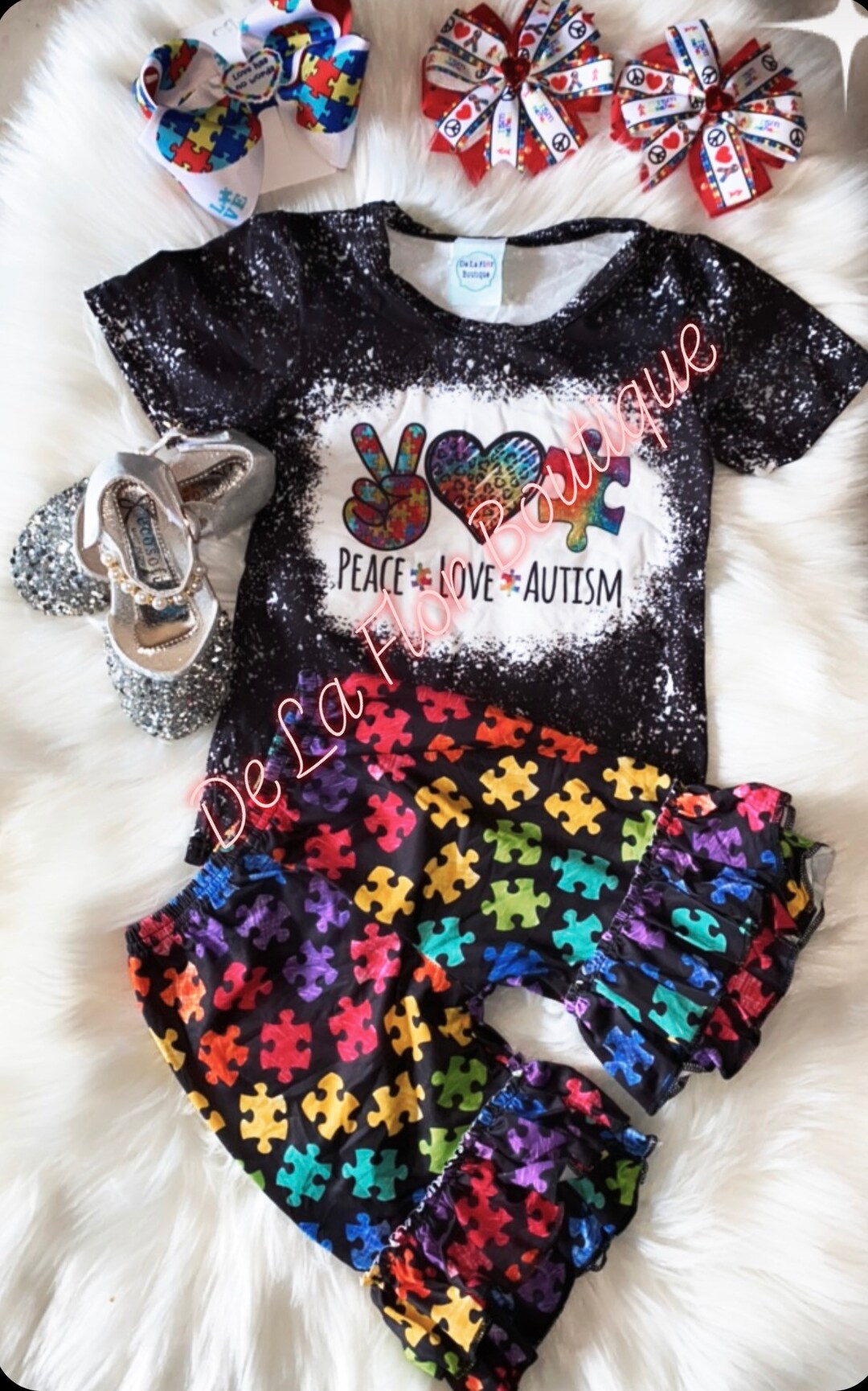 Autism Awareness Outfit: Top and Shorts Set - Etsy