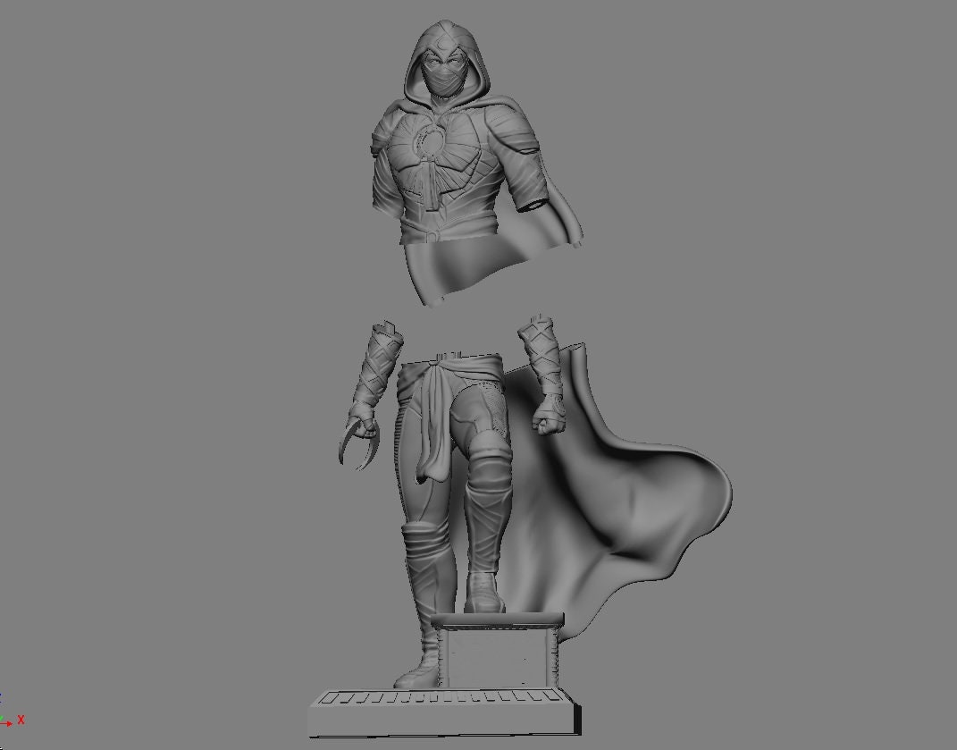 MOON KNIGHT Hero 3d Print Stl File - Etsy Canada