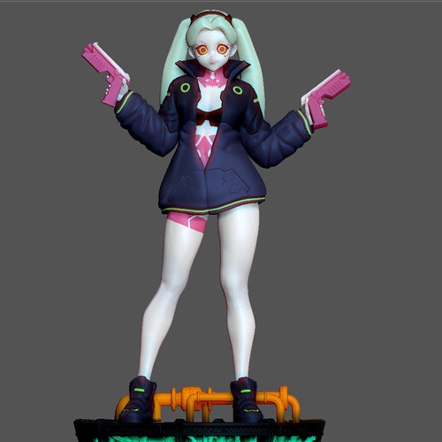 Rebecca Cyberpunk Edge Runner Figure STL File for 3d Printing - Etsy