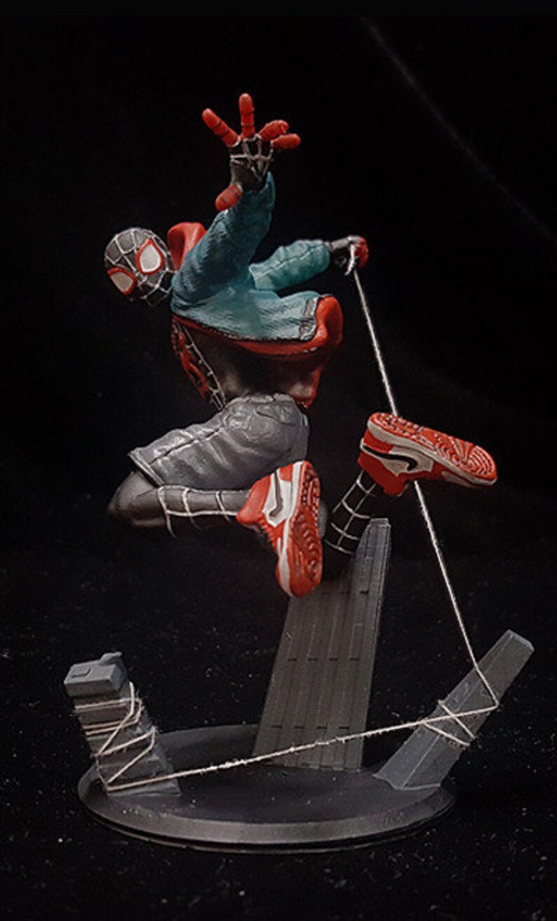 Spiderman Into the Spiderverse Miles Morales 3d Print Stl File - Etsy UK