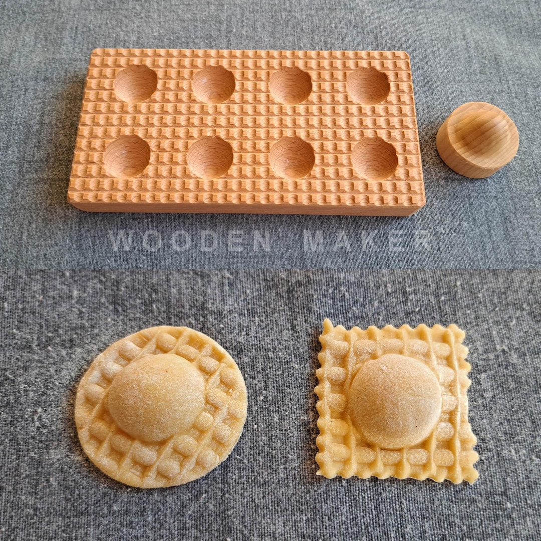 Ravioli MIGNON " Tartan" Mold. 8 Cavities. Do It Fast and Simple ...