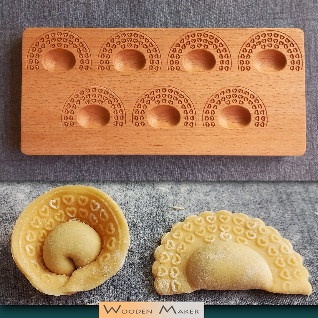 TORTELLINI Mold Mod."cuore". Mold for Tortellini E Agnolotti. Wood and ...