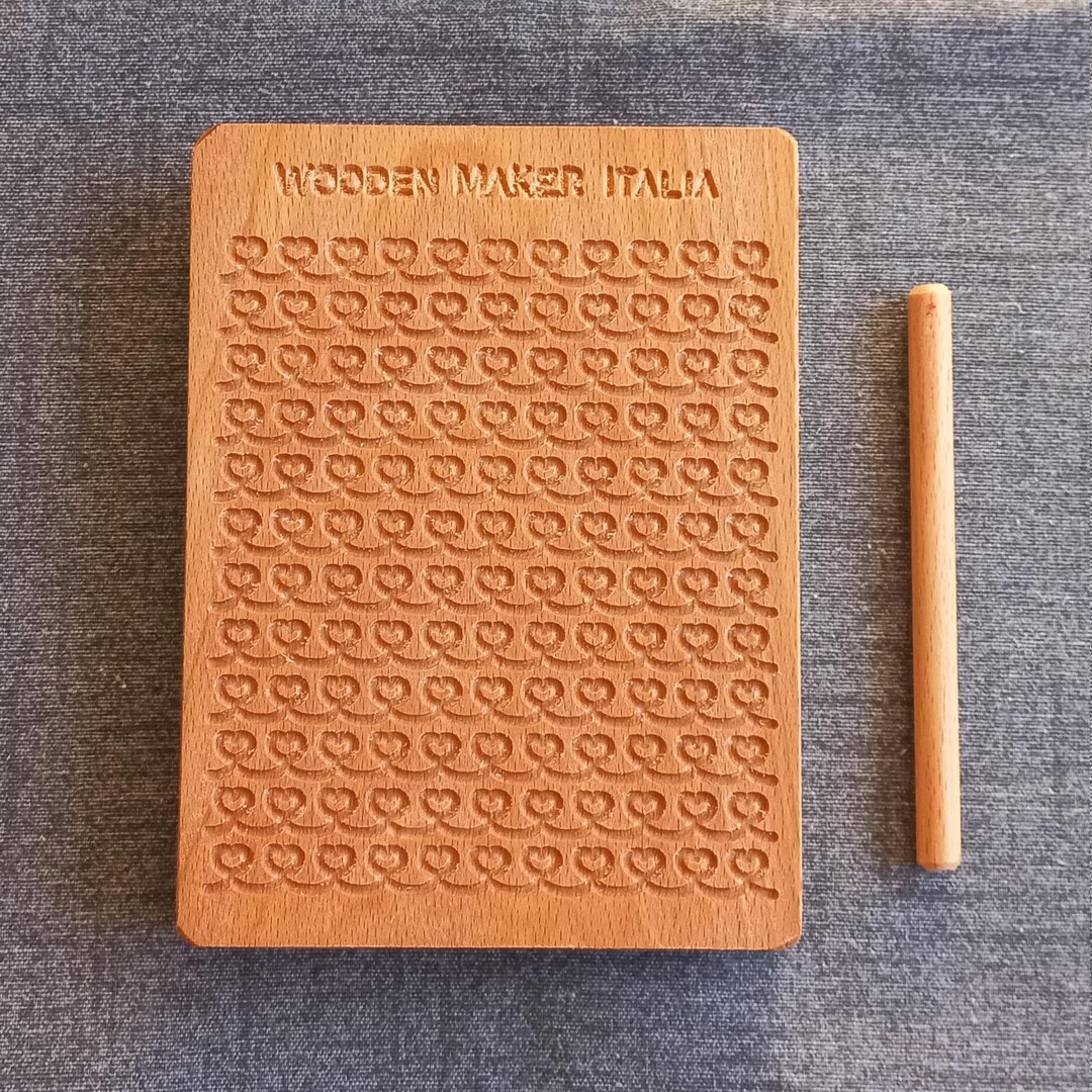 Beech Wood Gnocchi Board, Cavatelli Pasta Maker (11x15 Cm) - Etsy