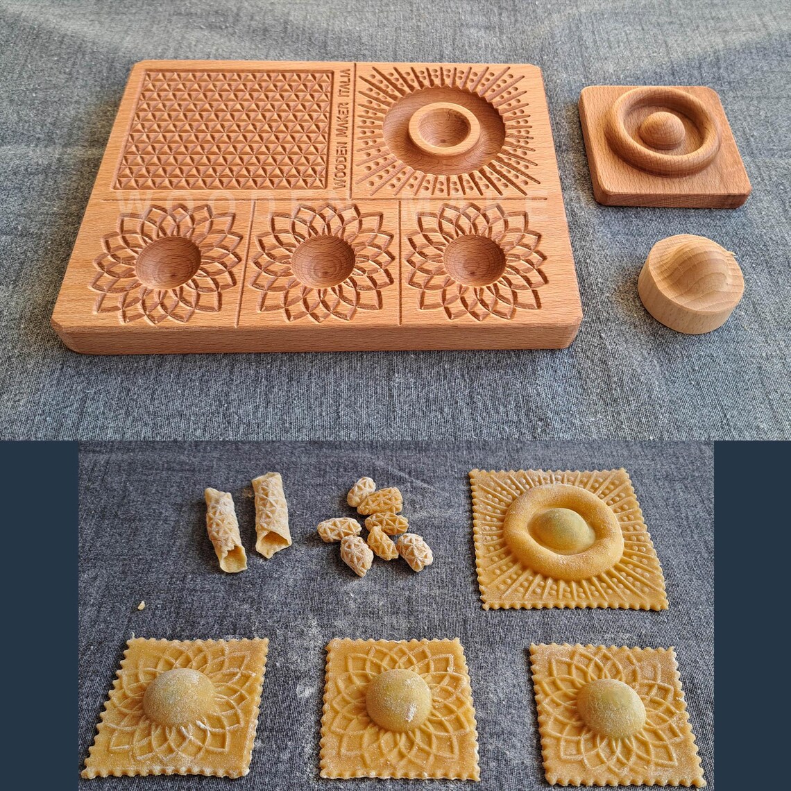Beech Wood Pasta Mold, Ravioli, Gnocchi, Cavatelli Maker - Etsy