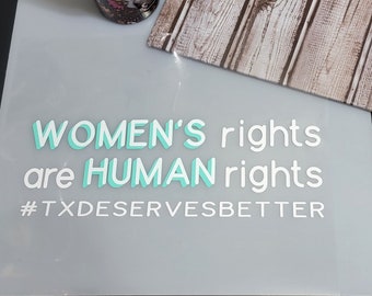 Human Rights Car Decal | Etsy