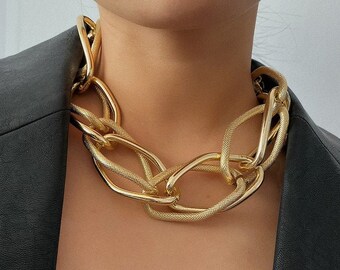 Thick Chunky Chain - Etsy