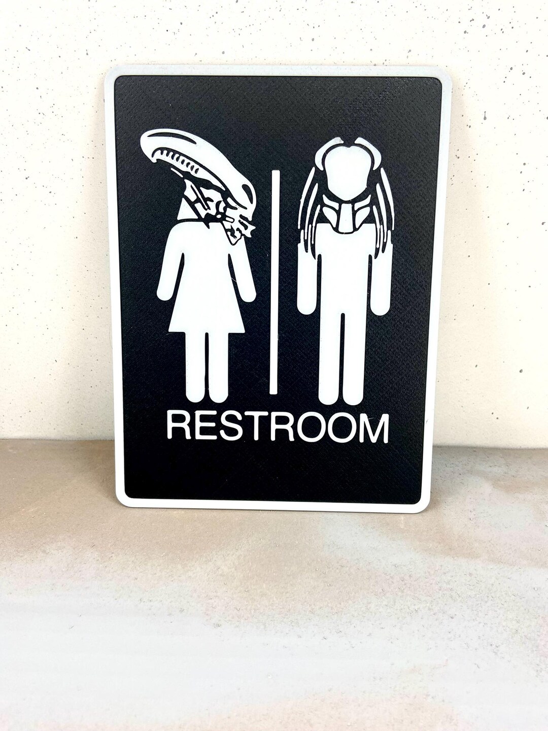 Space Monsters Restroom Sign - Etsy