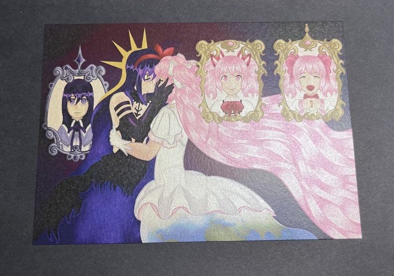 Madoka Magica Madohomu Print - Etsy