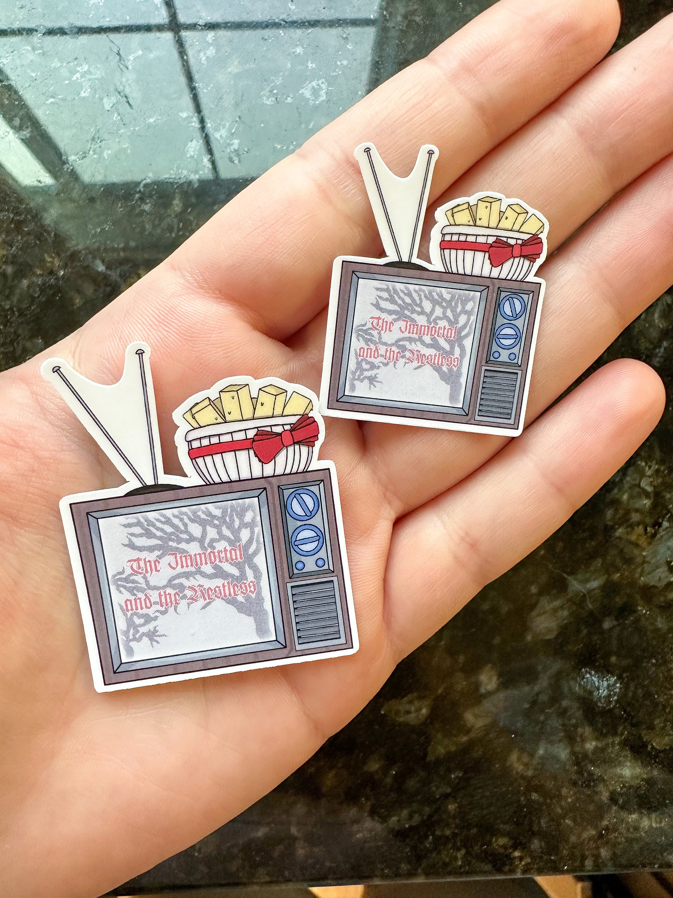 The Immortal and the Restless & Exotic Butters Vinyl Sticker Fnaf ...