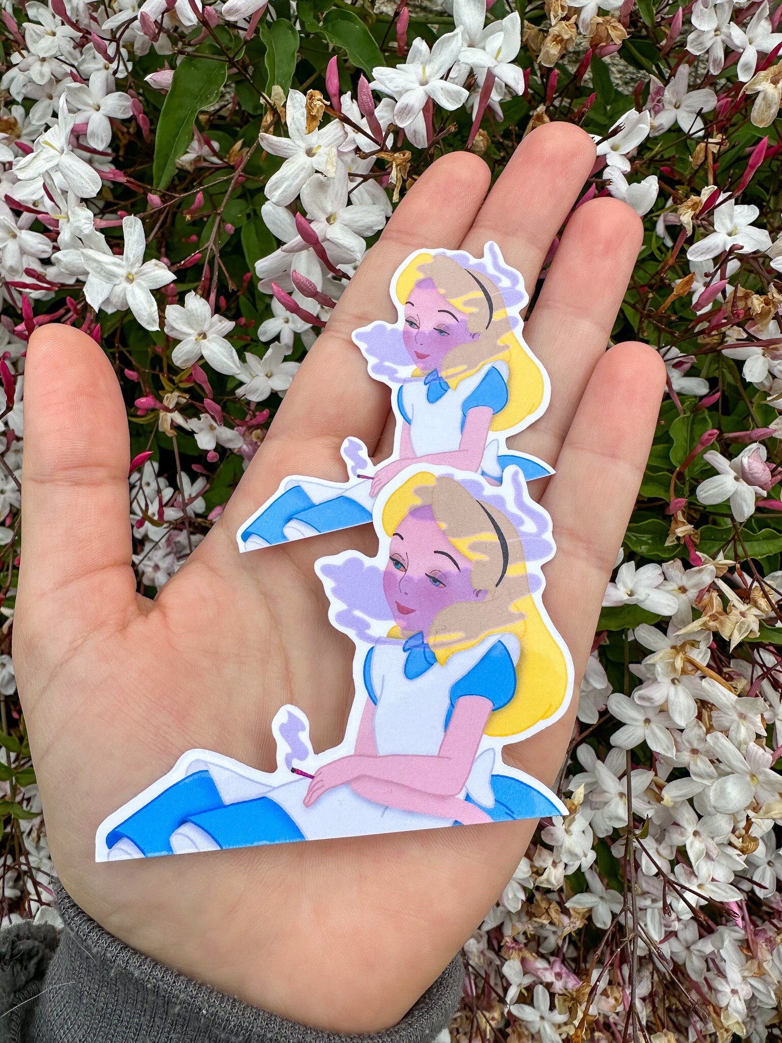 Baked Alice Sticker - Stoner Cartoon Sticker - Alice in Wonderland ...