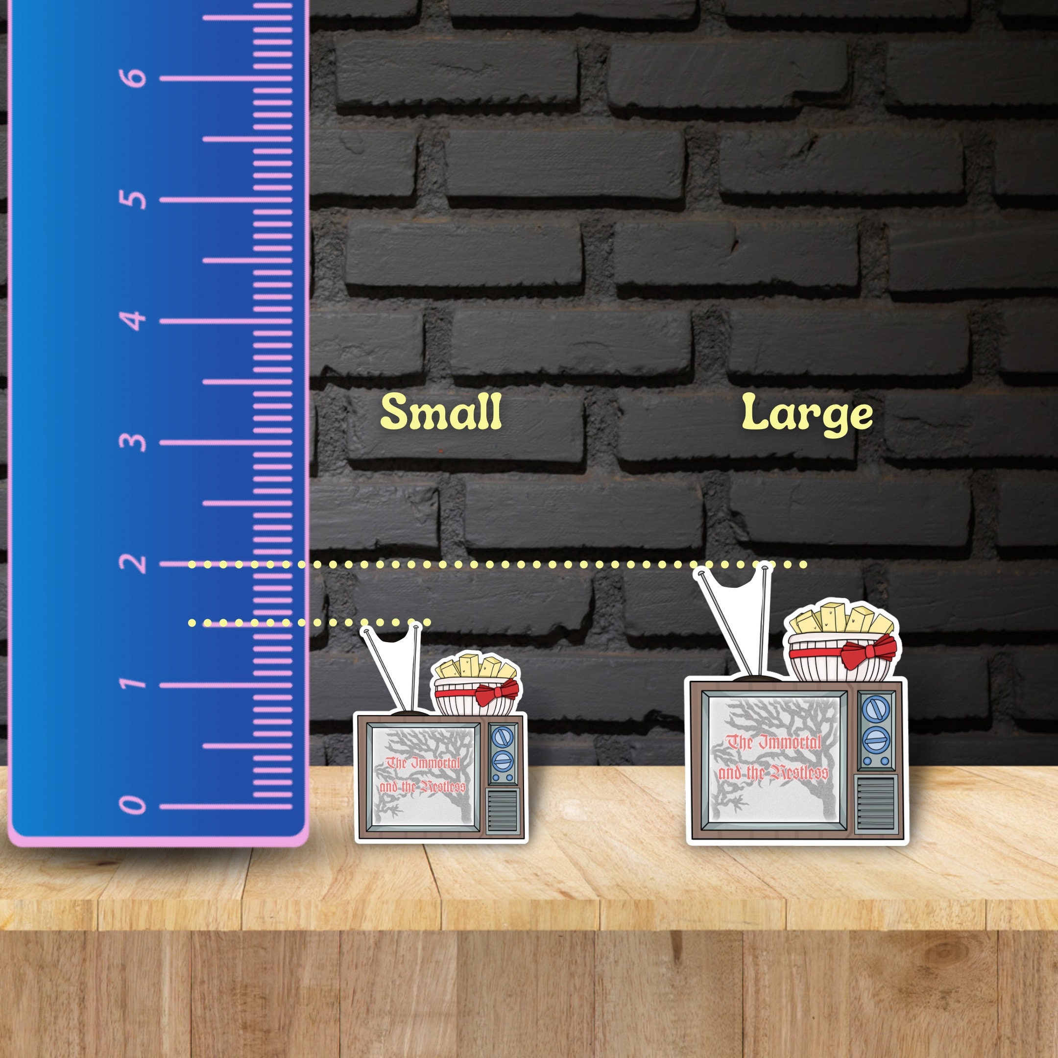 The Immortal and the Restless & Exotic Butters Vinyl Sticker Fnaf ...