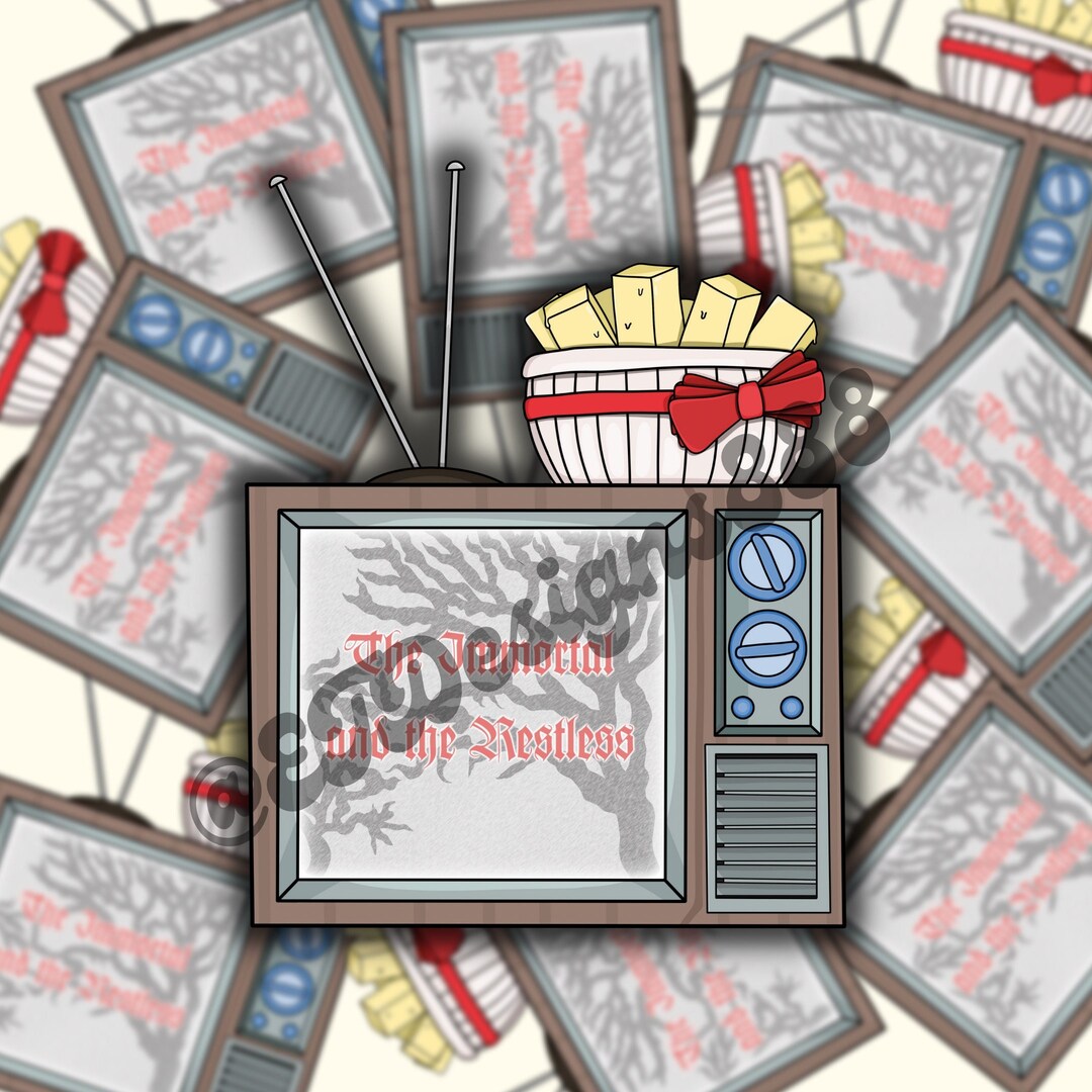 The Immortal and the Restless & Exotic Butters Vinyl Sticker Fnaf ...