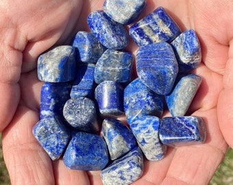 Tumbled Lapis - Etsy