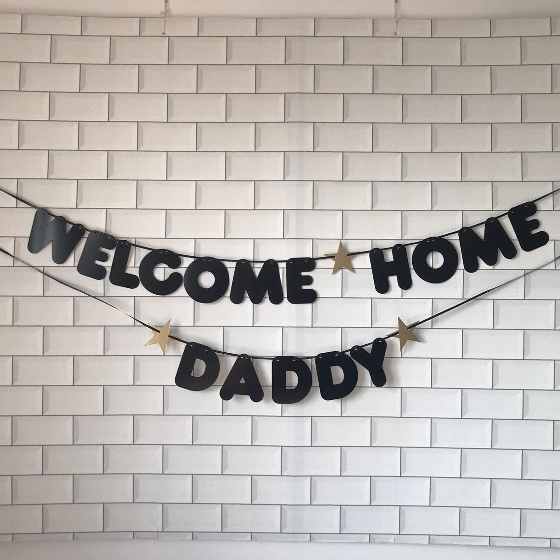 Personalised Welcome Home Bunting Homecoming Banner any | Etsy