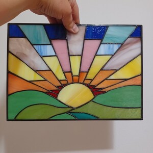 Sun, Sunbeam, Stained Glass, Suncatcher,suspended Window, Sunrise ...