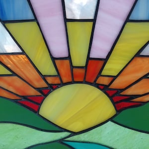 Sun, Sunbeam, Stained Glass, Suncatcher,suspended Window, Sunrise ...
