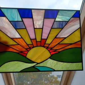 Sun, Sunbeam, Stained Glass, Suncatcher,suspended Window, Sunrise ...