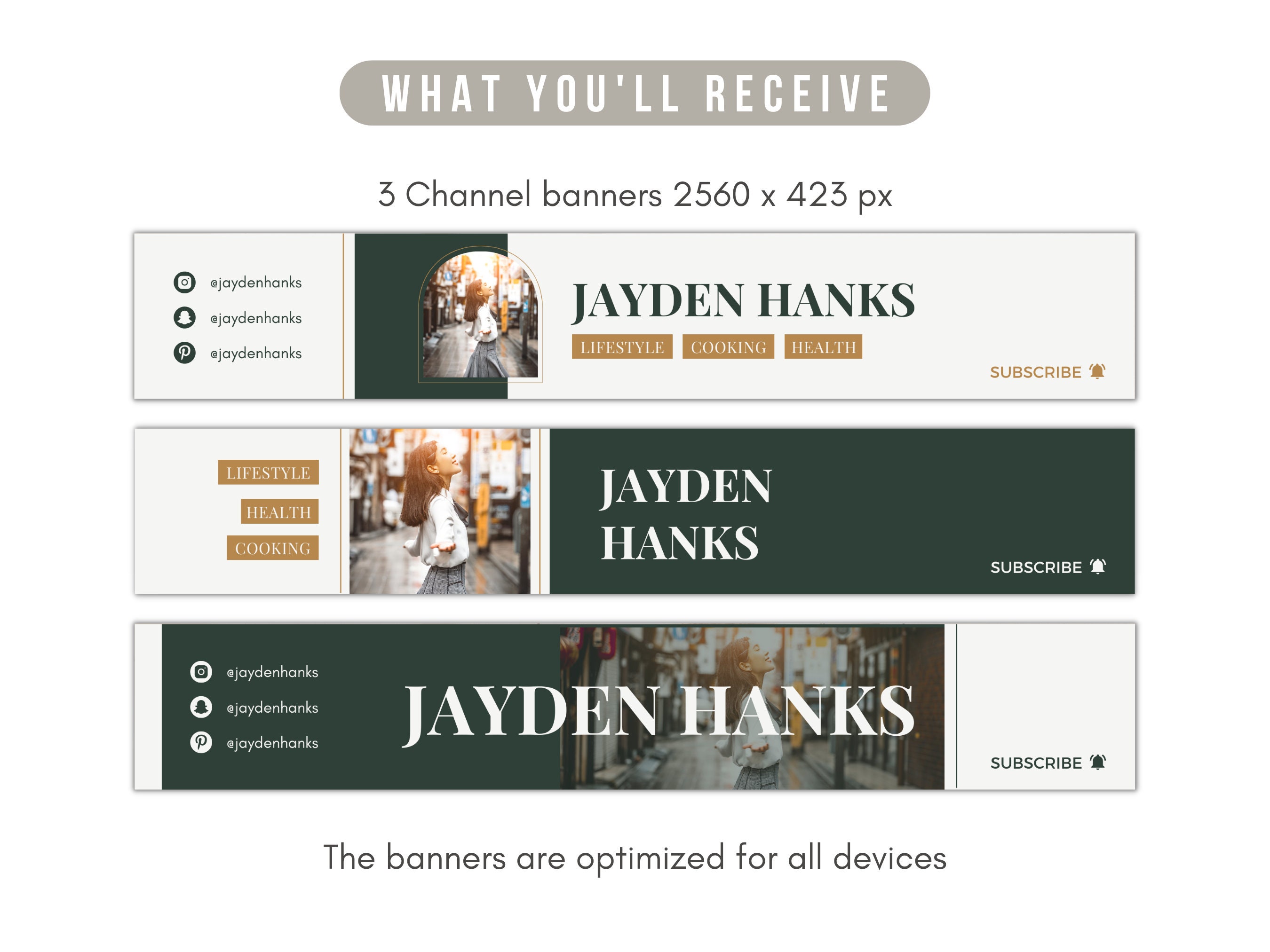 Youtube Branding Kit Youtube Banners Youtube Thumbnails - Etsy