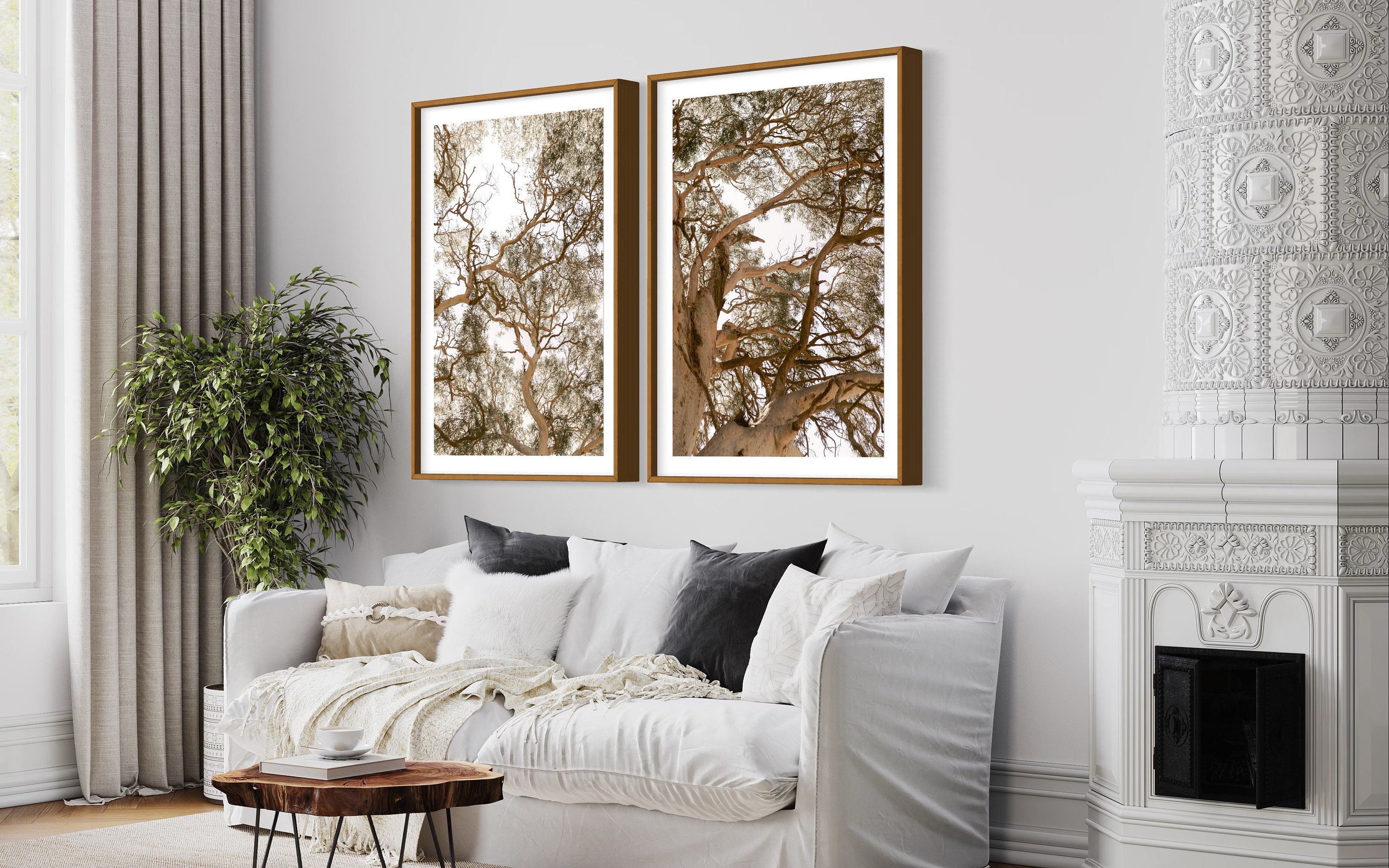 Set of 2 Australian Outback Unframed Wall Art Prints Nature Photography ...