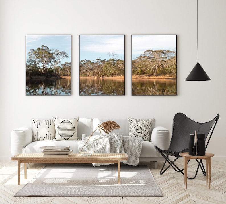 Set of 3 Australian Outback Bush Unframed Prints Botanic Art Farmhouse ...