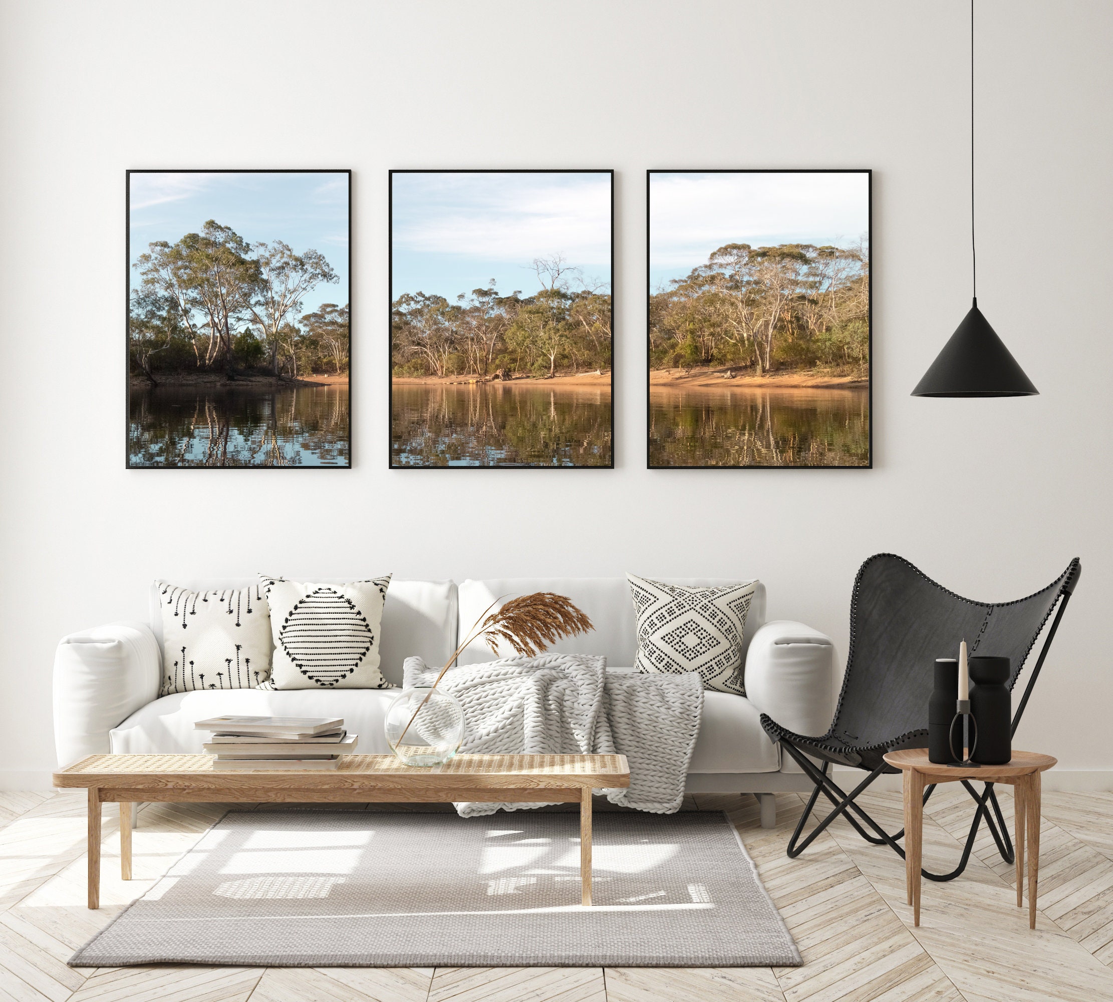 Set of 3 Australian Outback Bush Unframed Prints Botanic Art Farmhouse ...