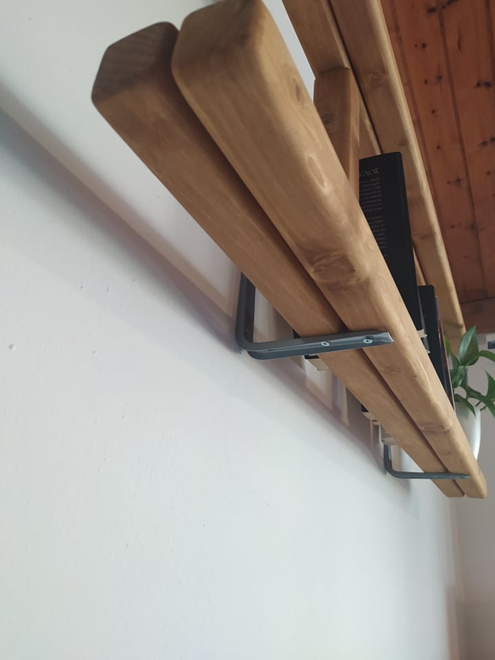 Handmade Wooden Ladder Self/wooden Shelf/ Wall-mounted Horizontal ...