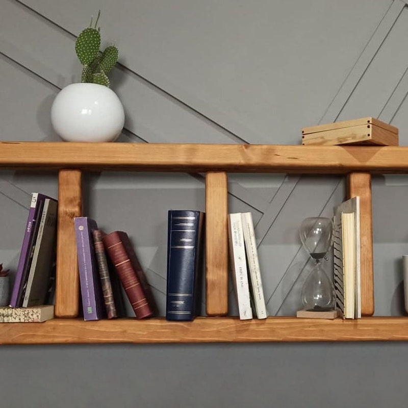 Wooden Ladder Shelf - Etsy