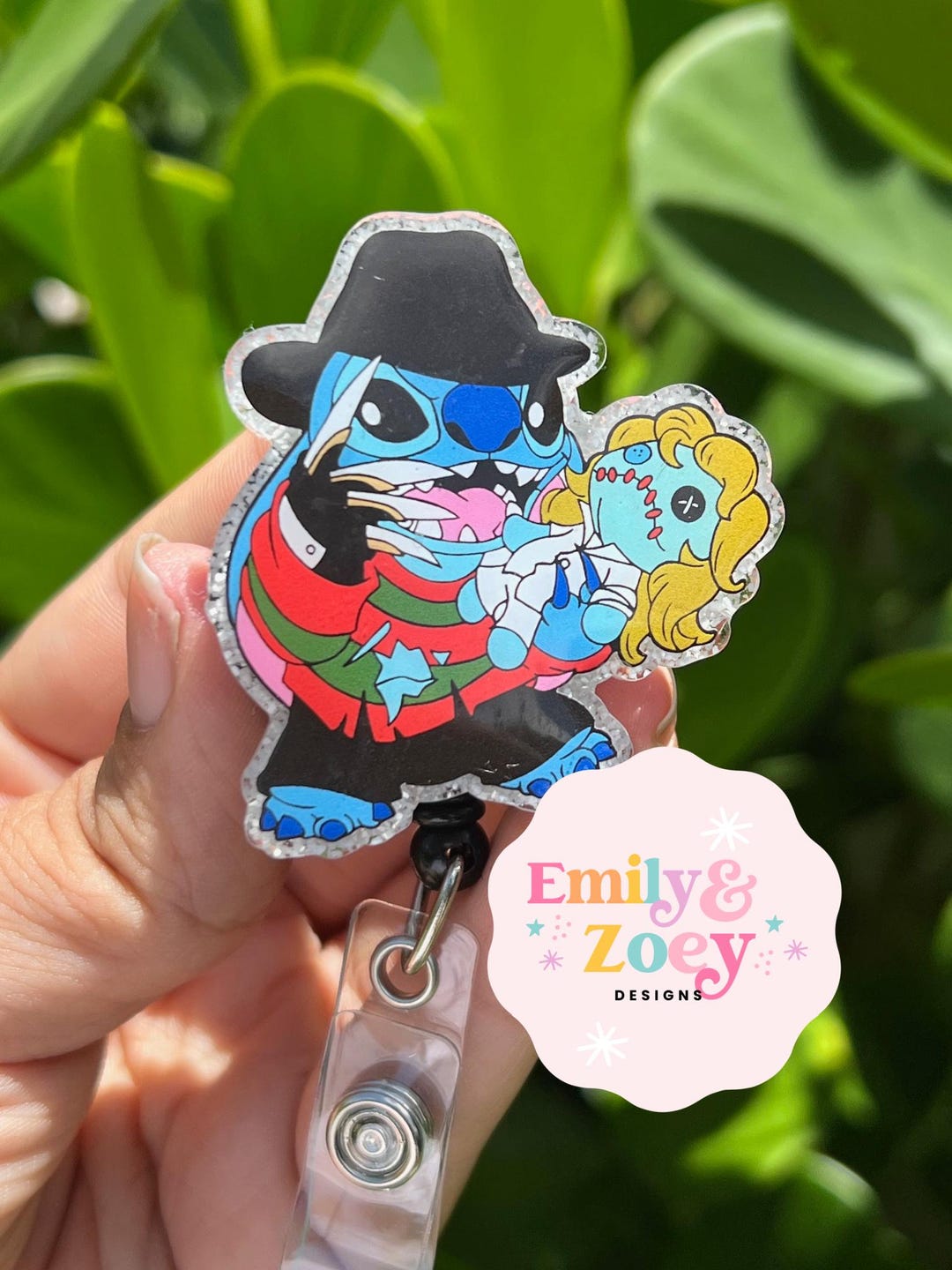 Horror Stitch Badge Reel | Nurse Badge Reel | Teacher Badge Reel |badge ...