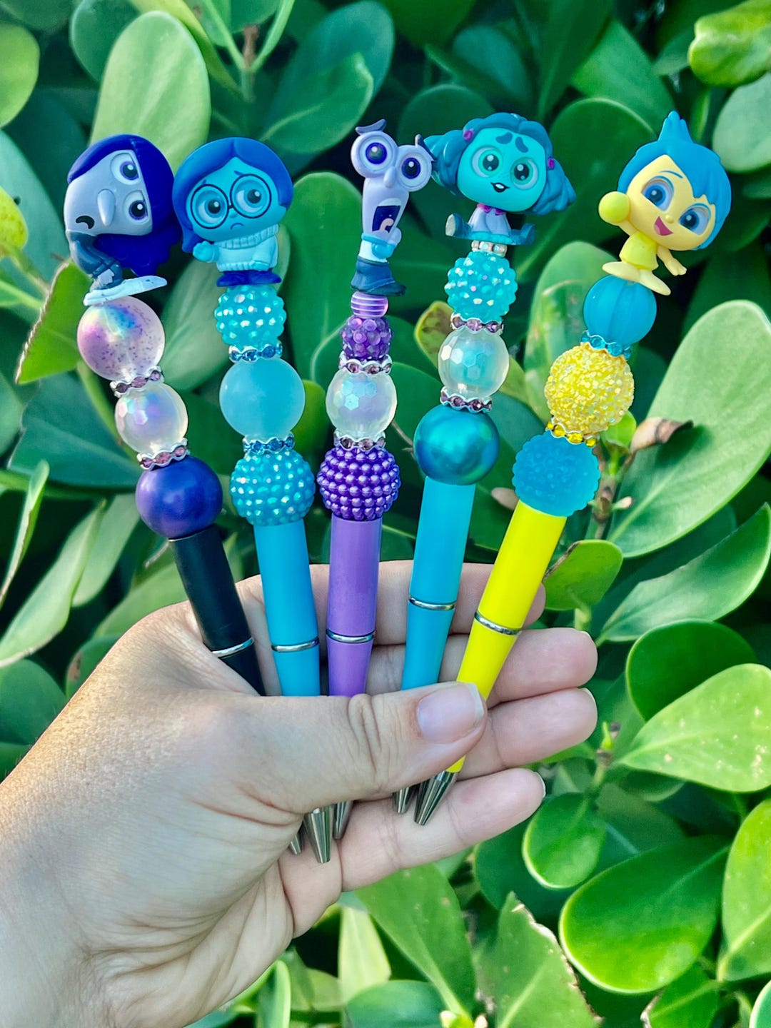 Emotions Beaded Pens | Beaded Pens | Character Pens | Autograph Pens - Etsy