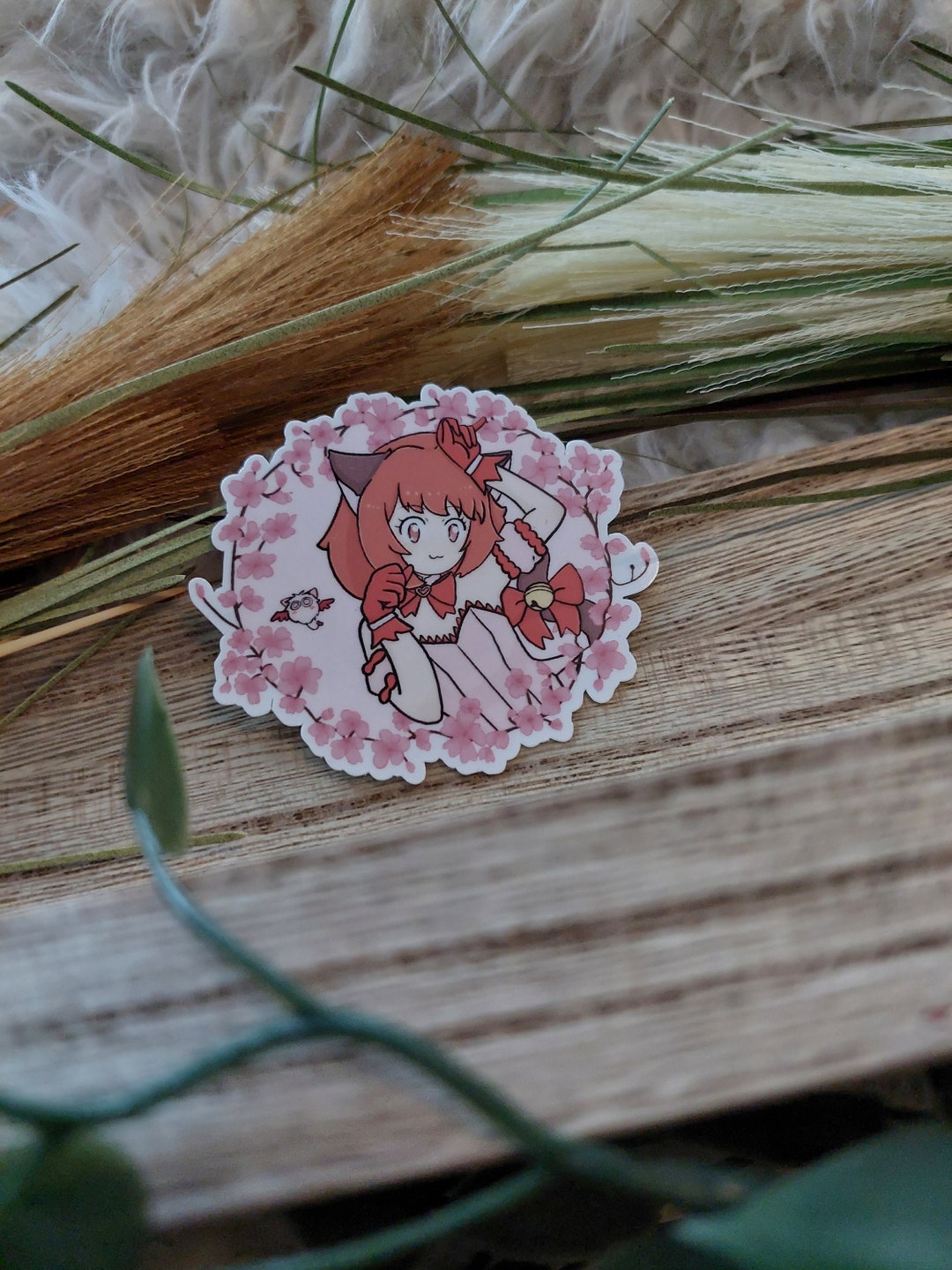 Magical Girl Sakura Ring - Mew Mew Power, Ichigo Sticker - Etsy