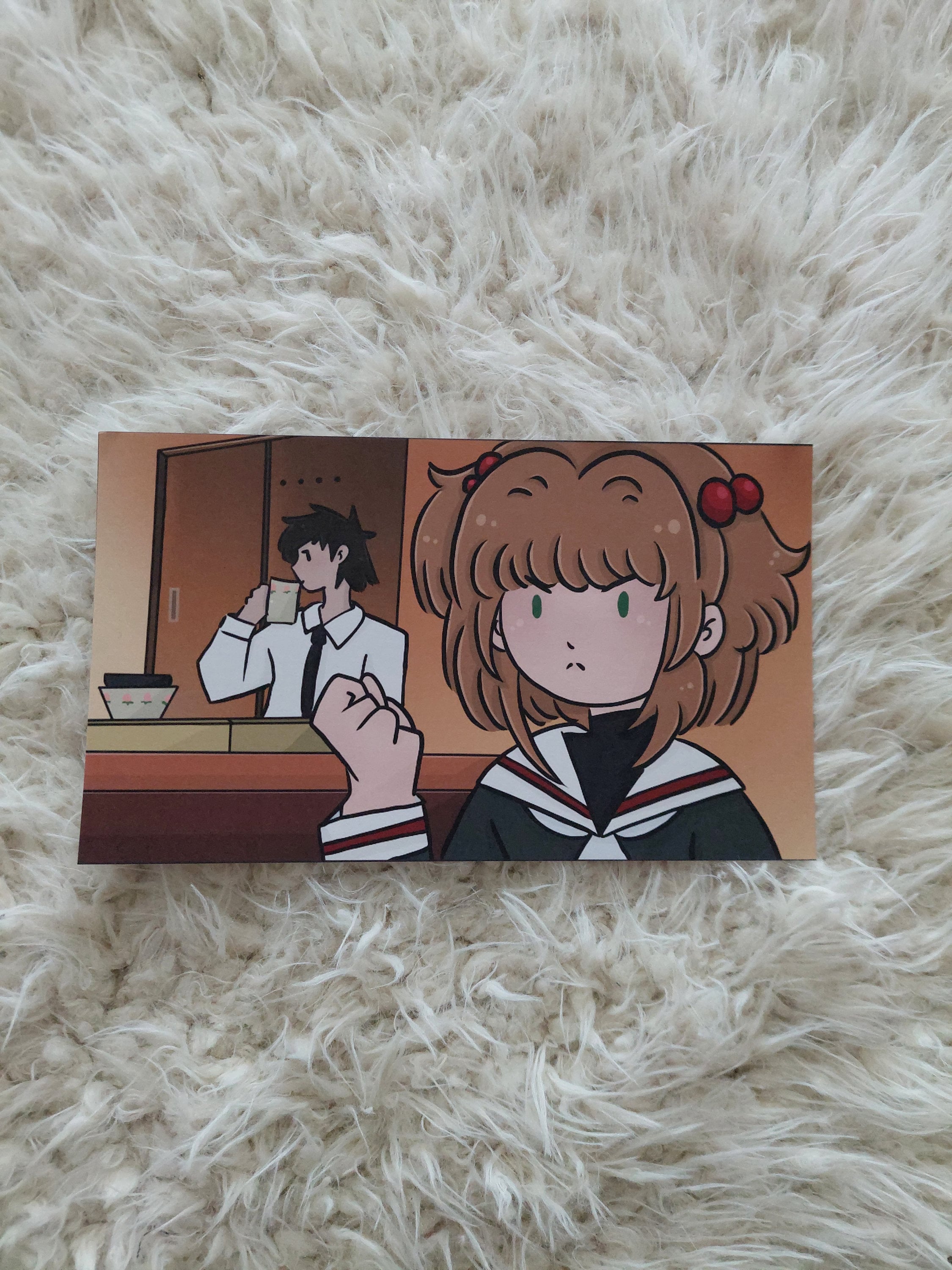 Card Captor Sakura Sakura and Toya Paper Art Print. CCS - Etsy