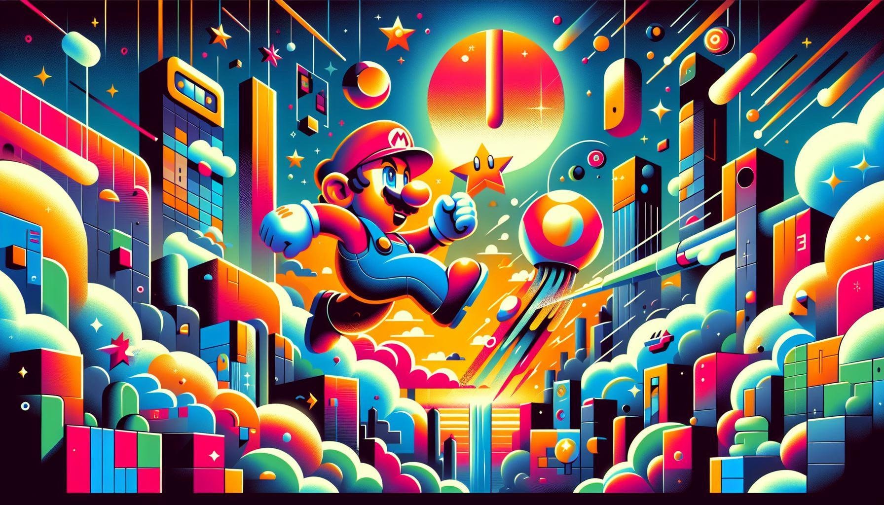 Super Mario Fantasy Art. - Etsy