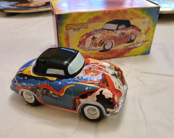 Vandor Collectible Janis Joplin Music Box Porsche Trinket / Cookie Jar ...