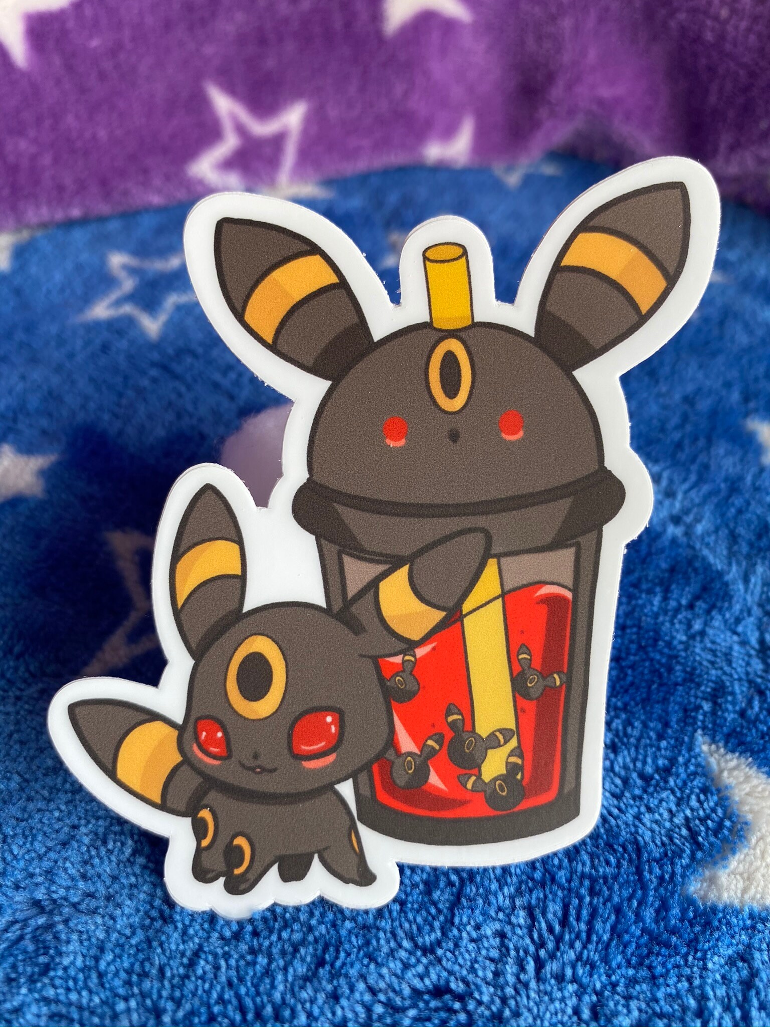 Umbreon Boba Sticker | Etsy