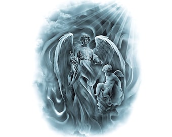 Angel Fake Tattoos | Etsy