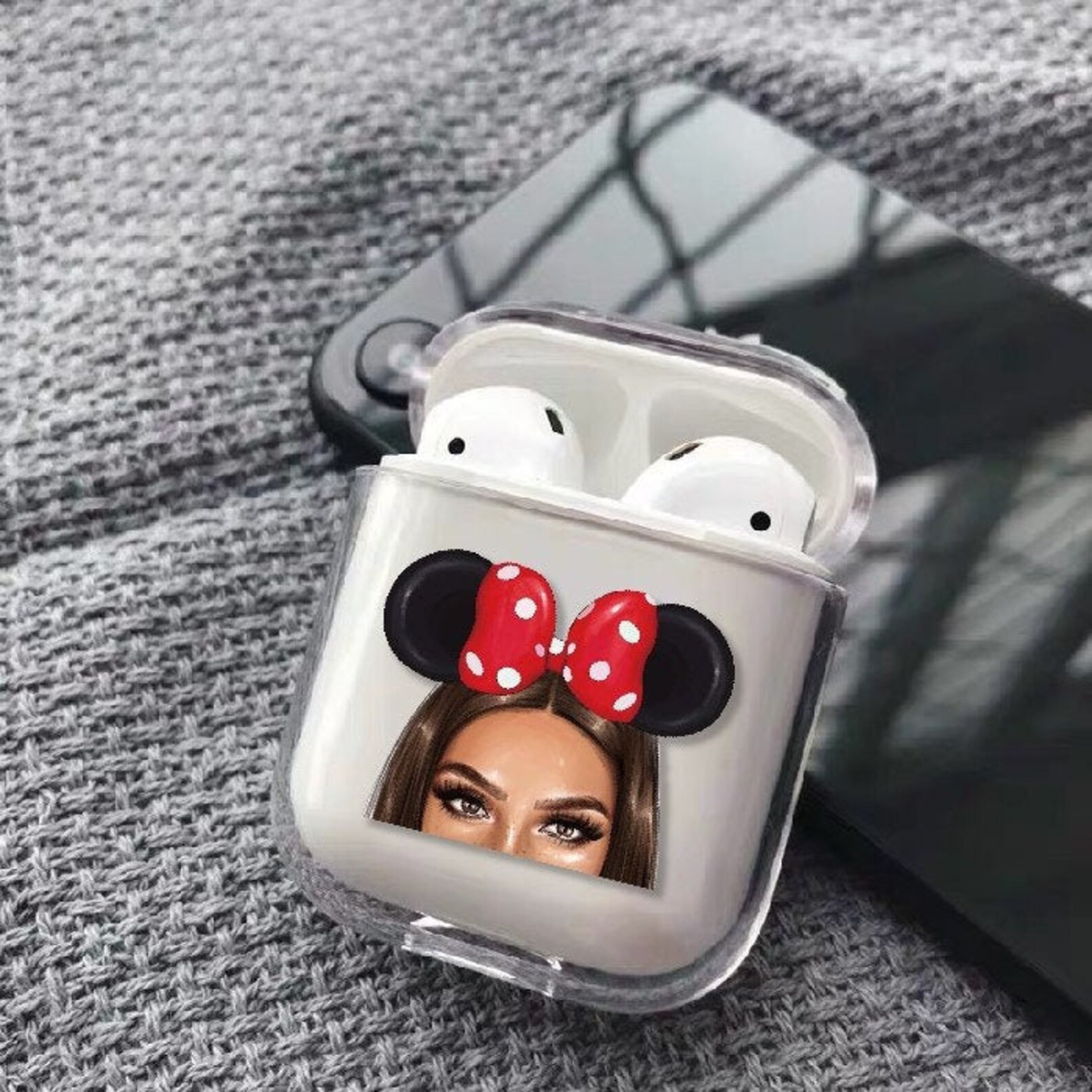 Cute Airpods Case Cover For Apple Airpods Women Airpods Case Etsy