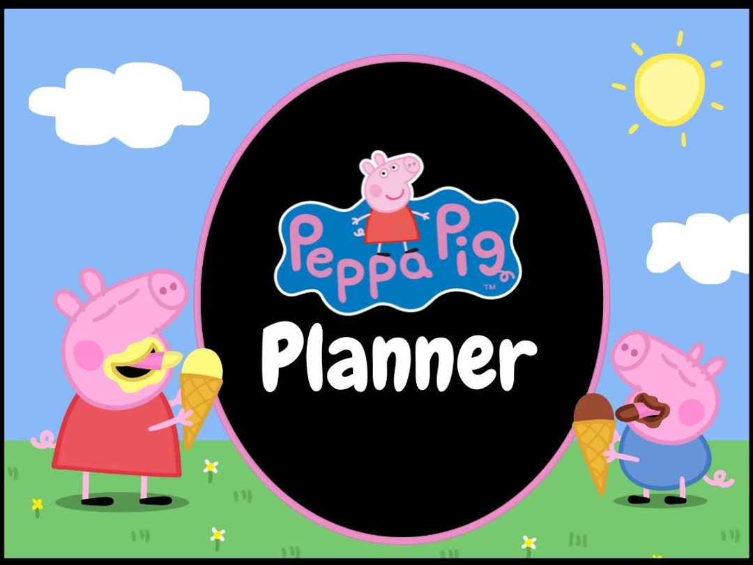 Kids Planner. Peppa Pig Planner. Digital Download - Etsy