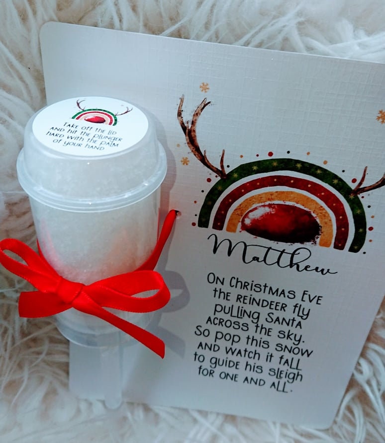 Personalised Snow Popper Christmas Eve Box Filler Christmas - Etsy UK