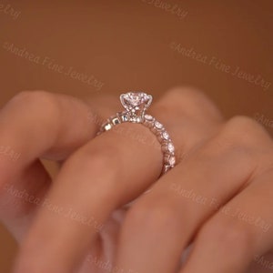 Minimalist Diamond Ring, Unique Minimal Band Ring, Diamond Band ...