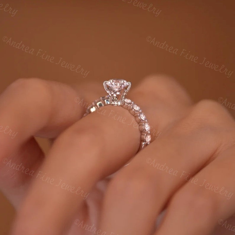 Minimalist Diamond Ring Unique Minimal Band Ring Diamond - Etsy