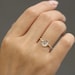 Ice Jadeite Gourd Diamond Minimalist Gold Ring, Jade Wu Lou Calabash ...