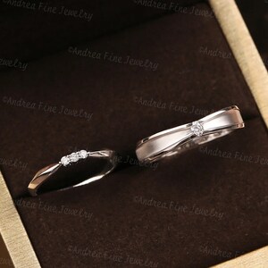 Unique Couple Ring, Personalized Promise Rings for Couples, Trendy ...