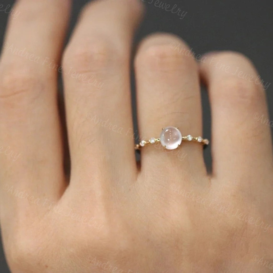 18k Round Ice Jade Ring Type A Jade Ring Jadeite Wedding - Etsy