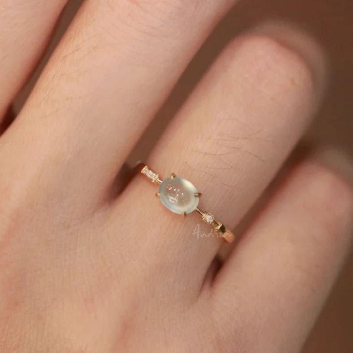 Imperial Mint Jade Ring Natural Ice Jade Ring Jadeite - Etsy